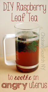DIY Raspberry Leaf Tea