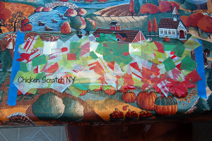 Contact Paper Ornaments - Crafting with Kids