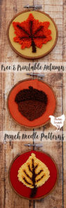Autumn Punch Needle Patterns