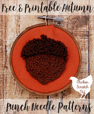 Autumn Punch Needle Patterns