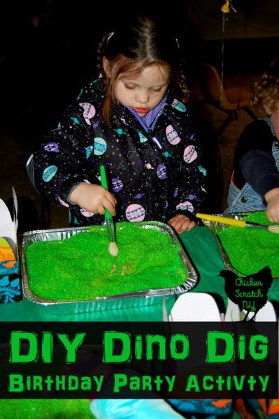 Dino Dig Birthday Party Activity