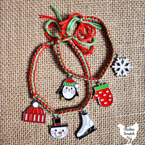 DIY Christmas Friendship Bracelets