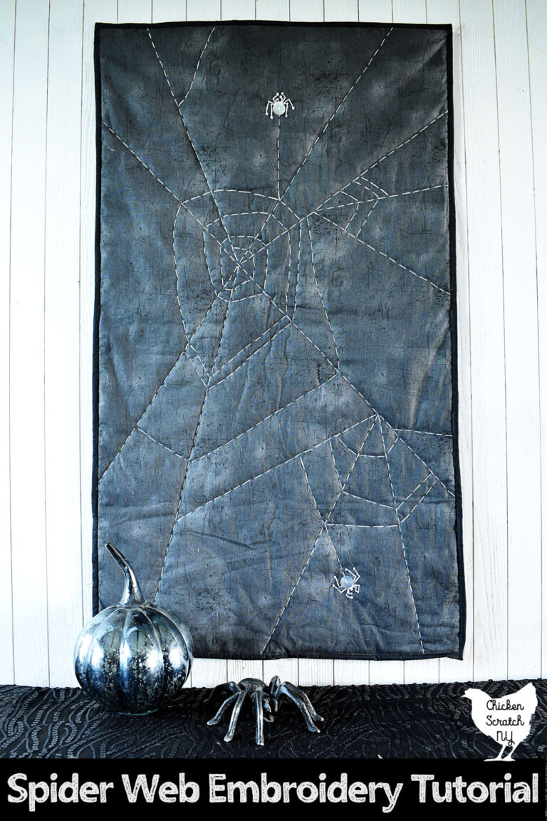 Spider Web Embroidery Tutorial