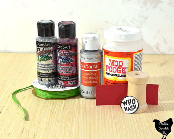 How the Grinch Stole Christmas Who Hash DIY Christmas Ornament