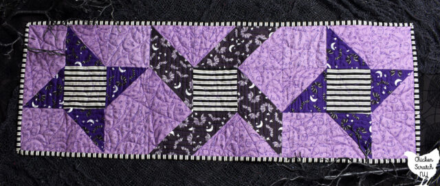 Simple Stars Quilted Table Runner