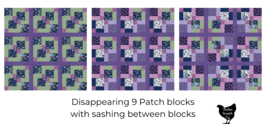 Disappearing Nine Patch Variations