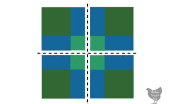 Free Quilted Disappearing 9 Patch Table Runner Pattern