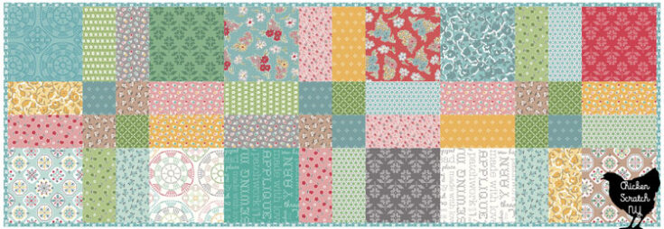 Free Quilted Disappearing 9 Patch Table Runner Pattern