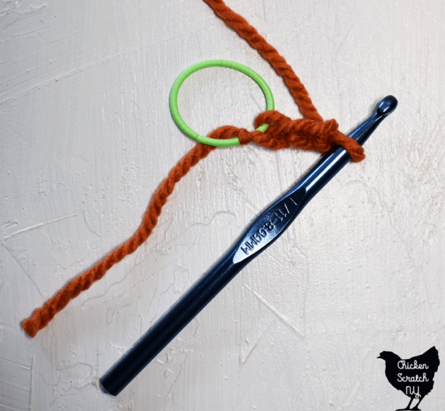 Crochet Pumpkin Scrunchie Tutorial