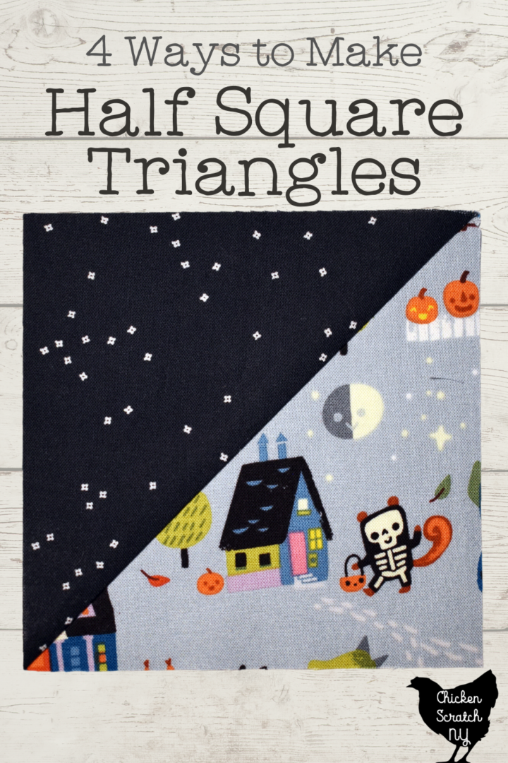 How to Make Half Square Triangles