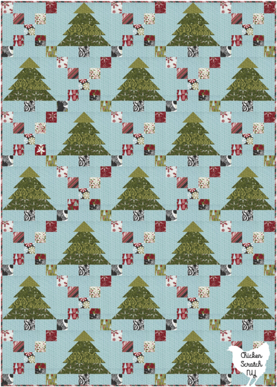 Winter Lattice Quilt Pattern