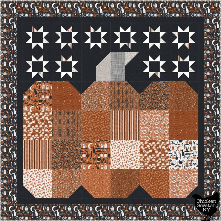 The Great Pumpkin Quilt - Layer Cake Pattern