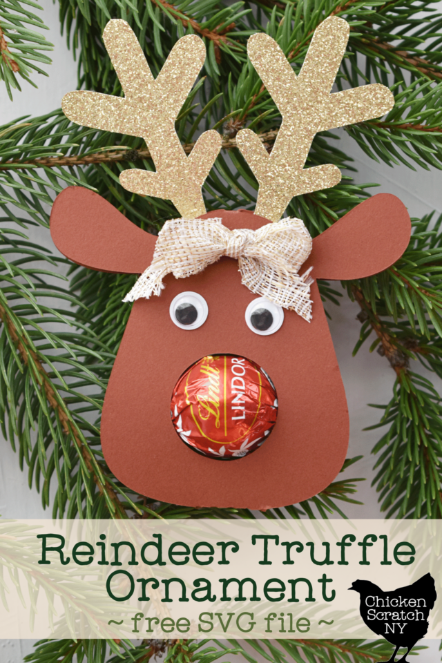 DIY Reindeer & Snowflake Ornaments with Chocolate Truffles